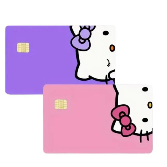 Hello Kitty | Office | Hello Kitty 2pcs Card Skin Pink And Purple ...